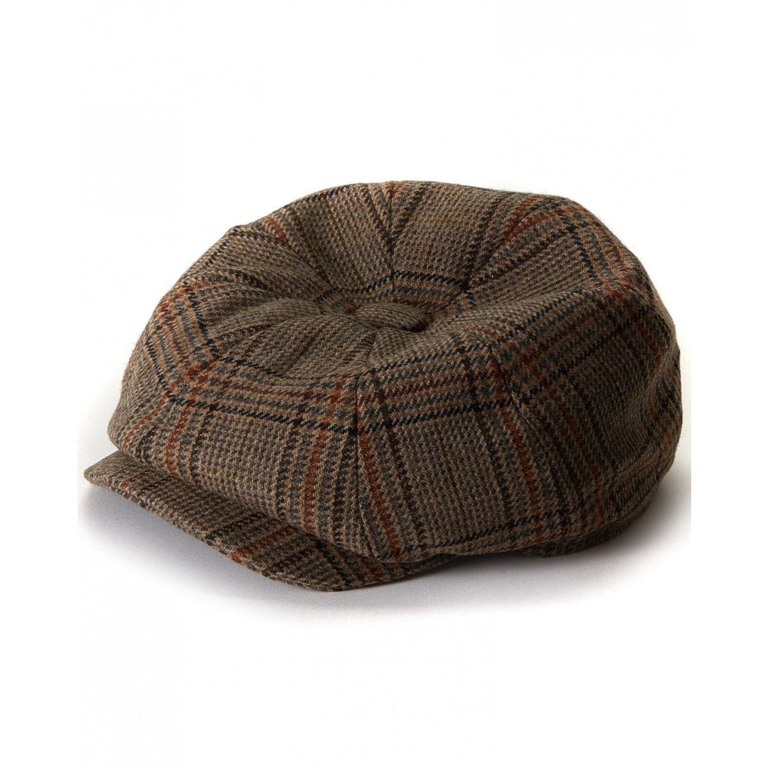 Holland Cooper Baker Boy Tweed Cap 15088220002076