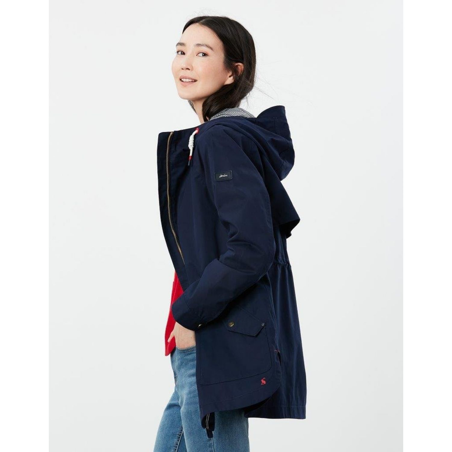 Joules Shoreside Coastal Waterproof A-Line Coat 215005