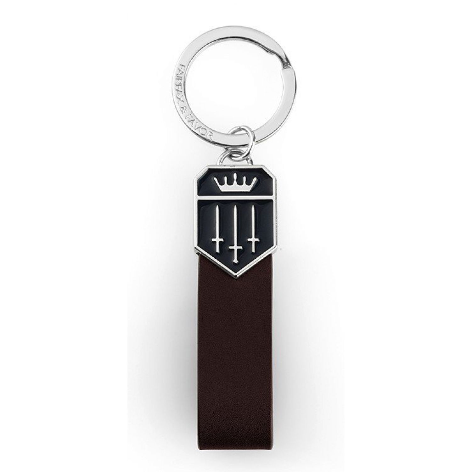 Fairfax & Favor Paddington Leather Key Ring | Country Edit