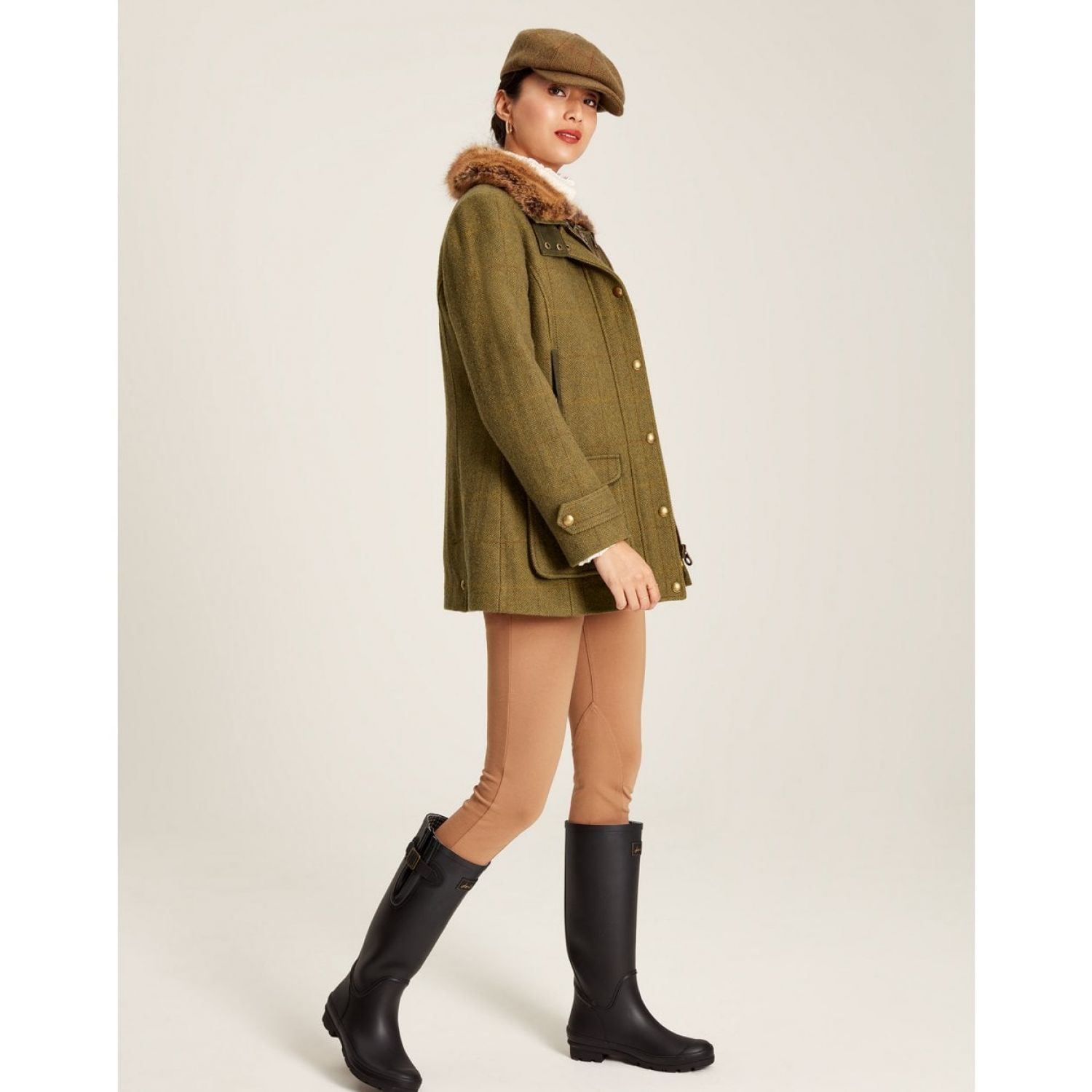 Joules Fieldcoat Luxe Tweed Jacket With Removable Gilet 222691