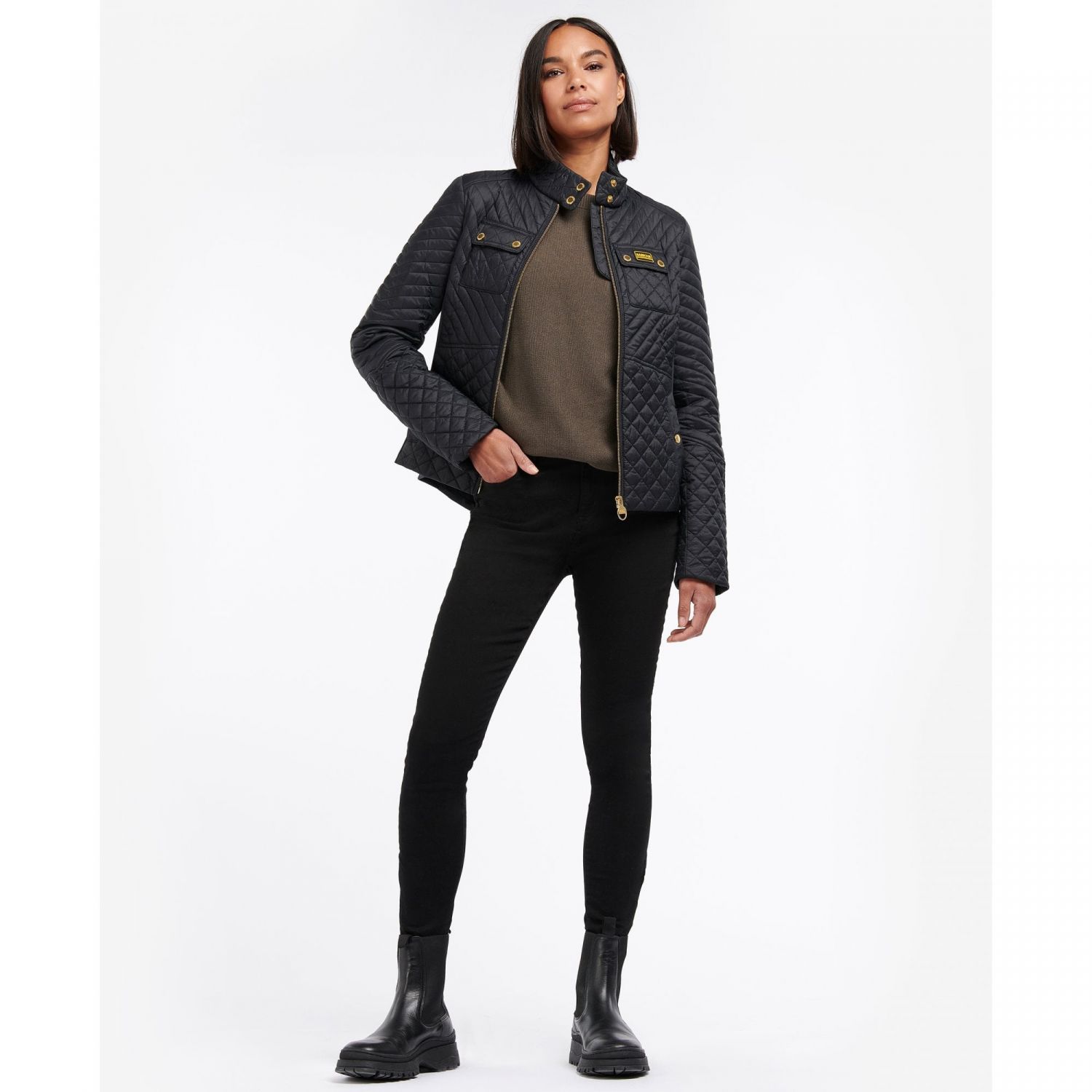 Barbour International Morgan Quilted Jacket LQU1445