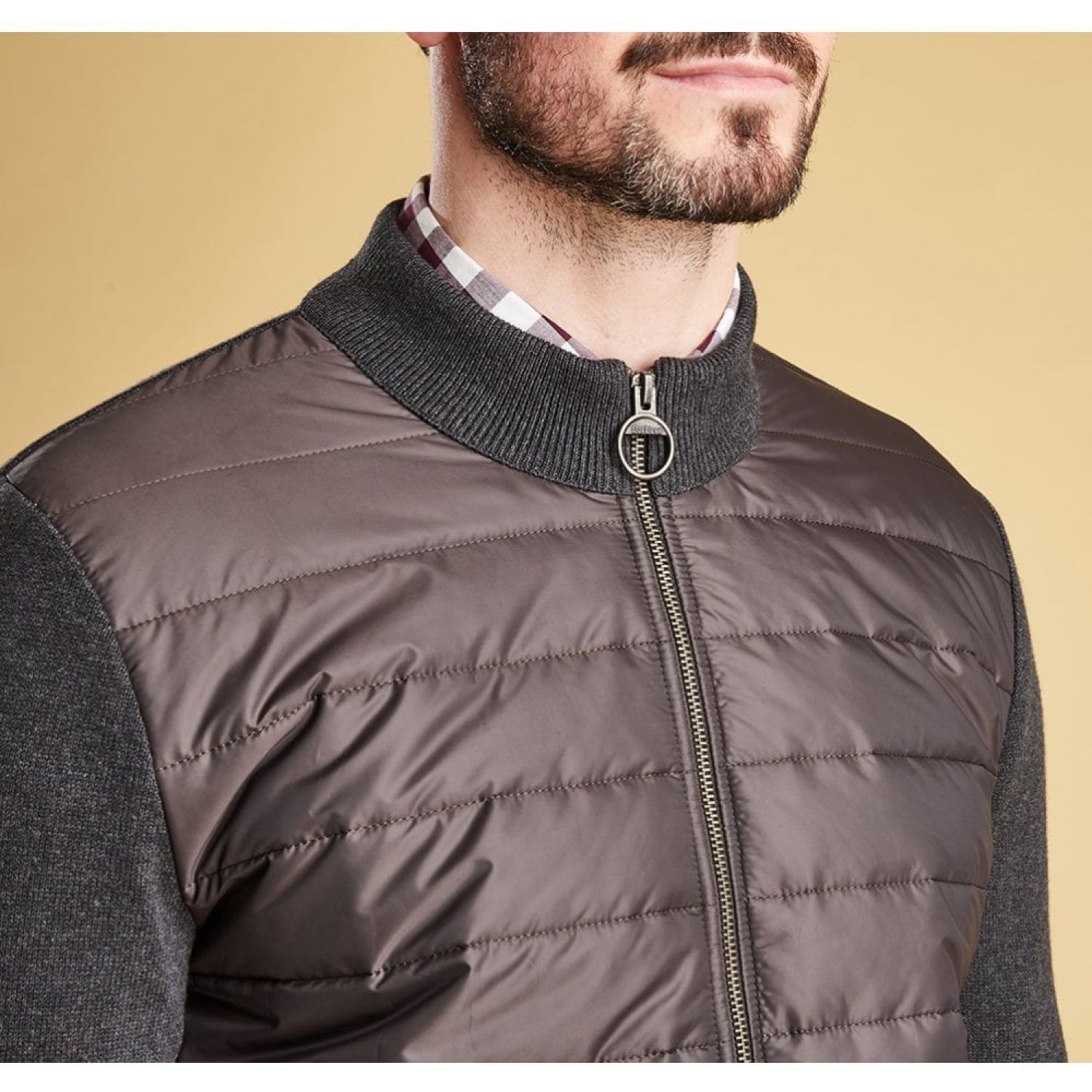 Barbour Carn Baffle Zip Front Jacket MKN1104