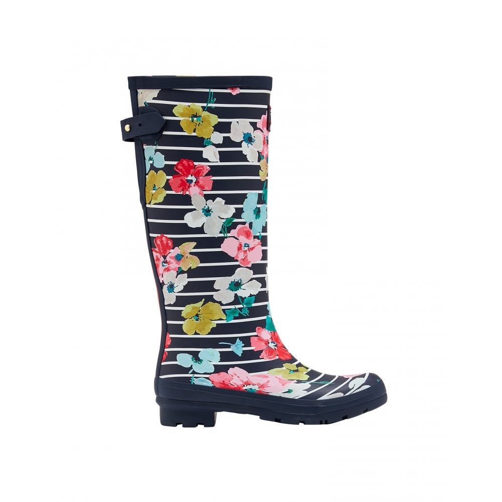 Joules Printed Wellies with Back Gusset 216563