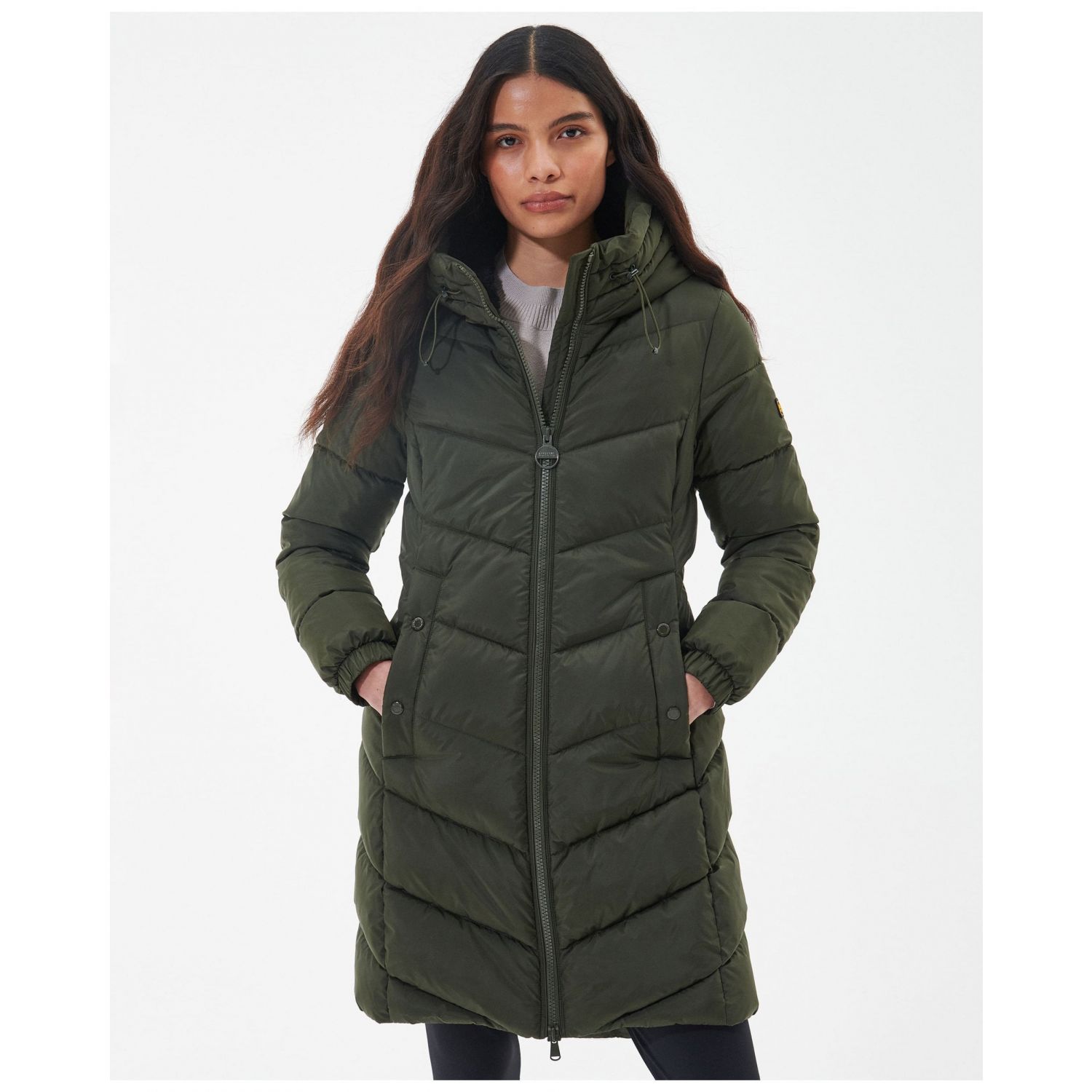 Barbour International Boston Longline Quilted Jacket LQU1668