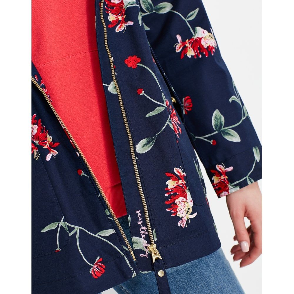 Joules Shoreside Print Coastal Waterproof Jacket 216974