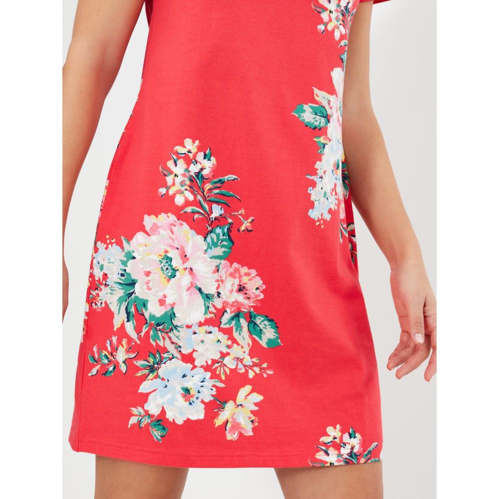 Joules Riviera Printed Jersey Short Sleeve Dress 216760
