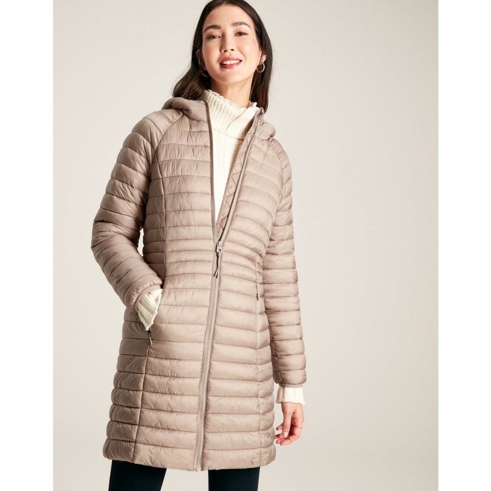 Joules Bramley Long Packable Jacket | Country Edit