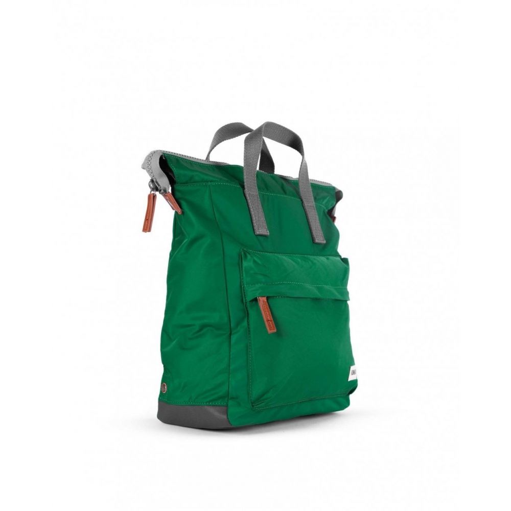 Roka Bantry B Medium Sustainable Nylon Rucksack Emerald BANTBMRNEME