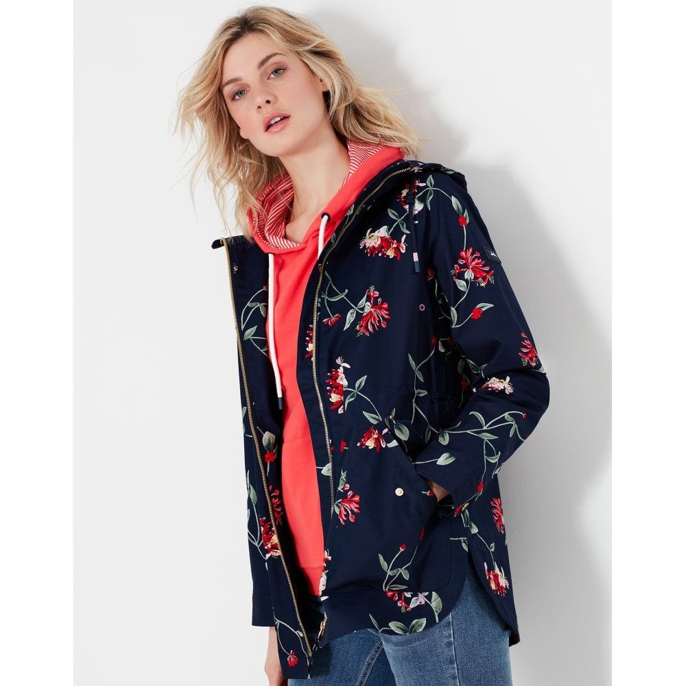 Joules Shoreside Print Coastal Waterproof Jacket 216974